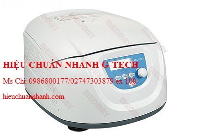 Hiệu chuẩn máy ly tâm để bàn tốc độ thấp Medmay MC1001 (4500rpm; 2490×g). Hiệu chuẩn nhanh G-tech